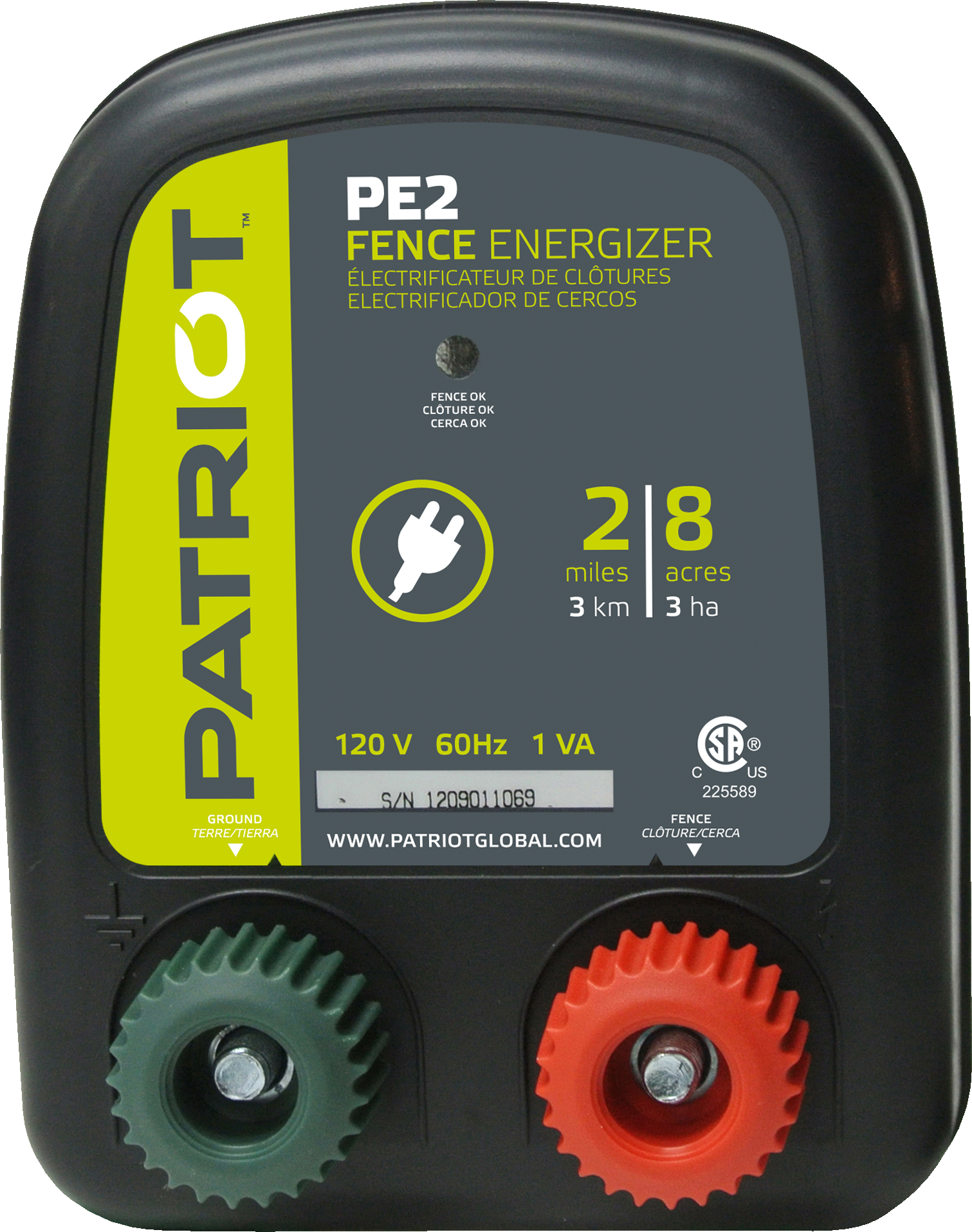 PE2 Fence Energizer (AC) | Patriot